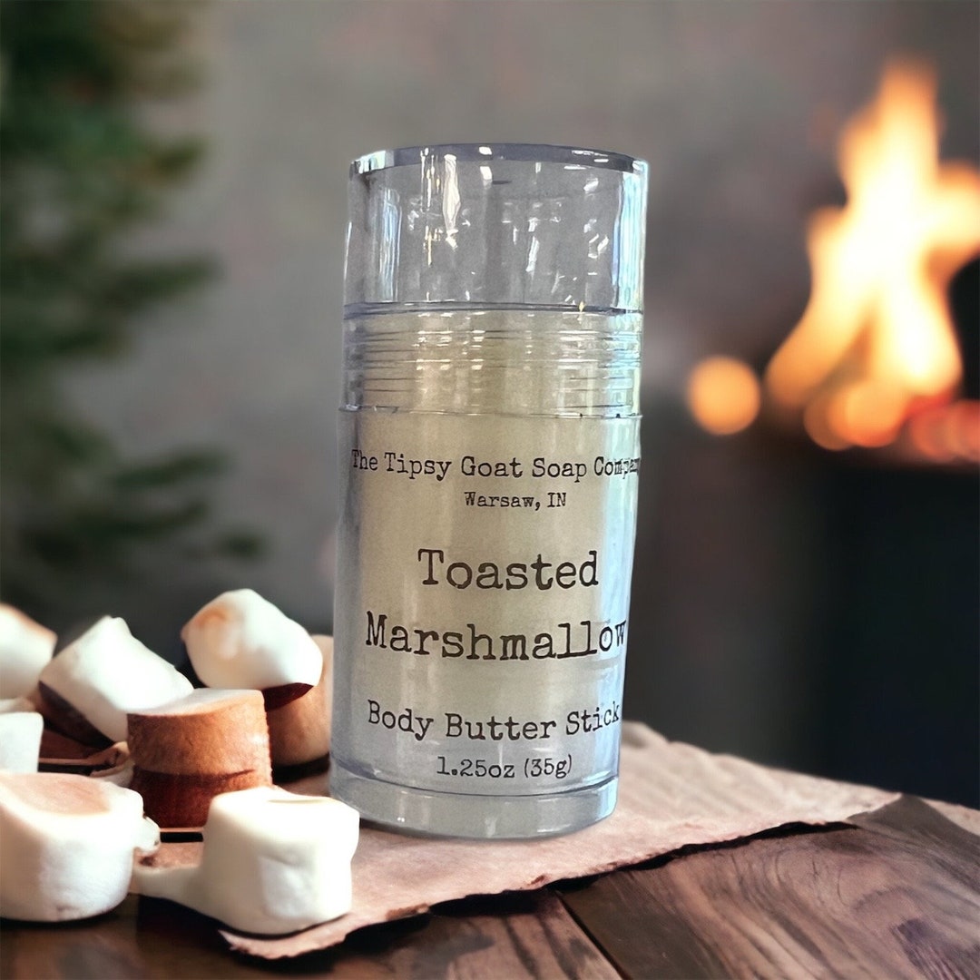 Toasted Marshmallow Body Butter Stick | Solid Lotion Stick - Etsy
