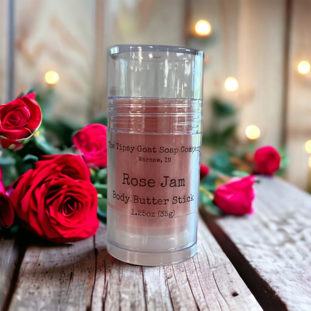Rose Jam Body Butter Stick | Solid Lotion Stick - Etsy