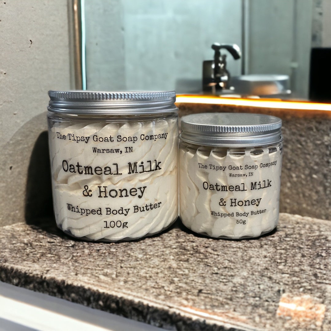 Oatmeal Milk & Honey Whipped Body Butter - Etsy