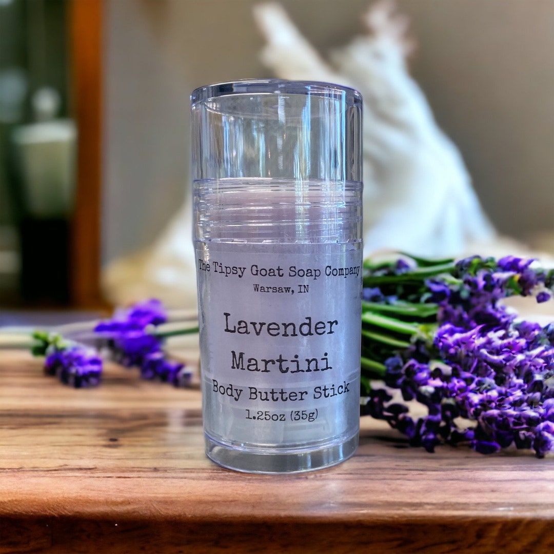 Lavender Martini Body Butter Stick | Solid Lotion Stick - Etsy