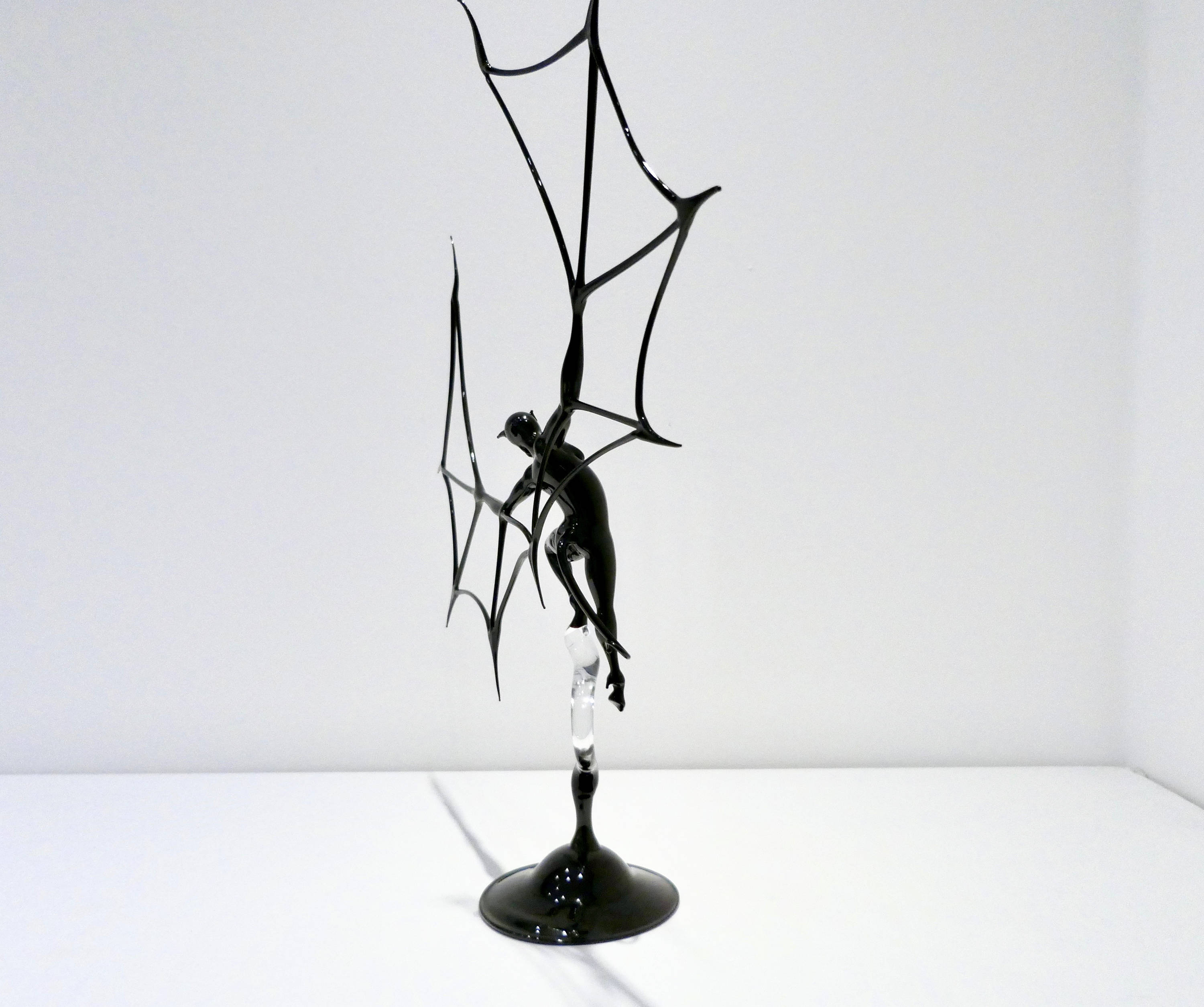 Black Winged Devil Handmade - Murano Glass - Etsy