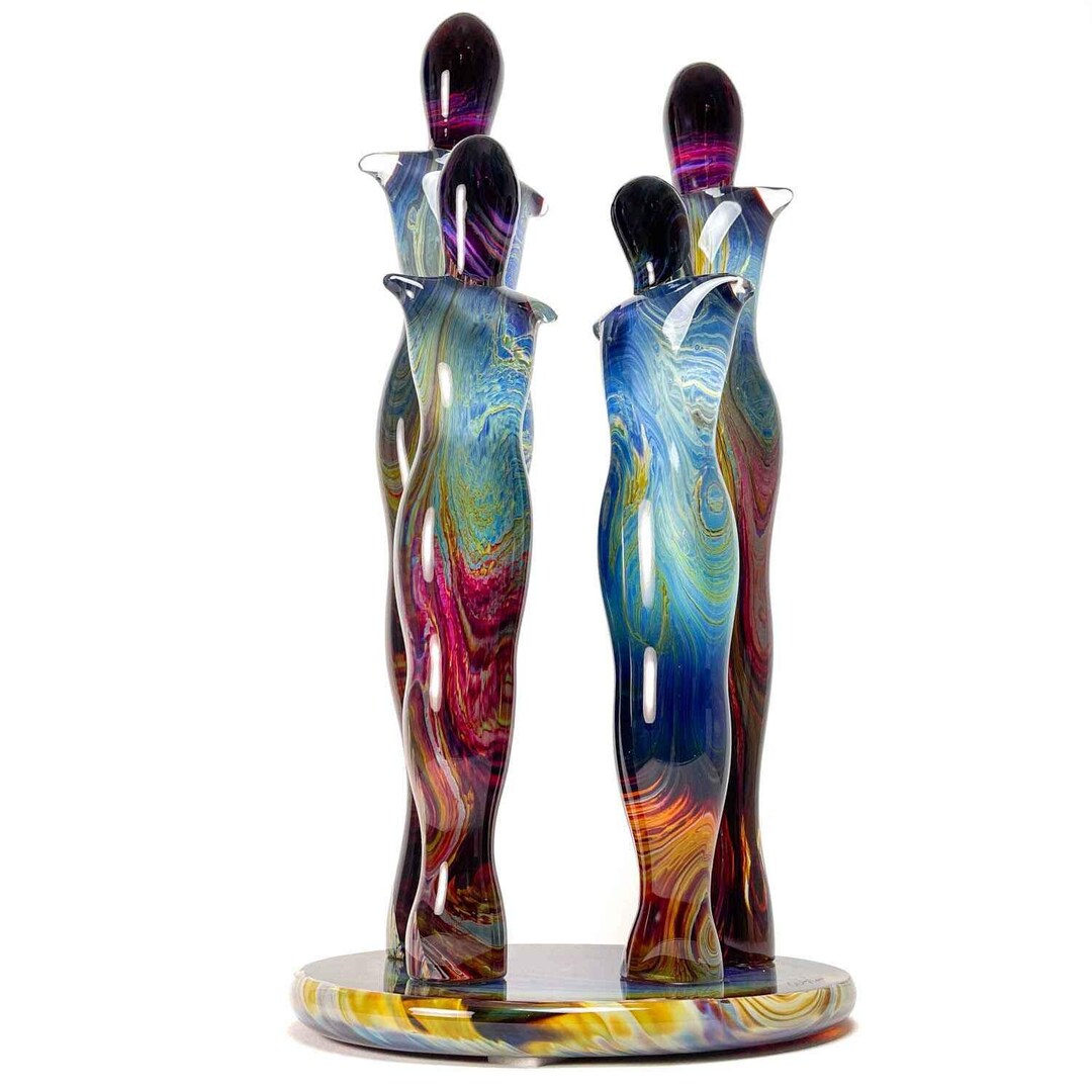 The Family Sculpture Calcedonio - Murano Glass - Etsy