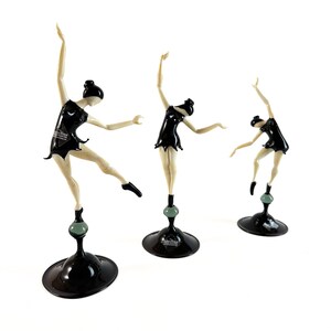 Ballet Dancer Miniature - Murano Glass - Etsy
