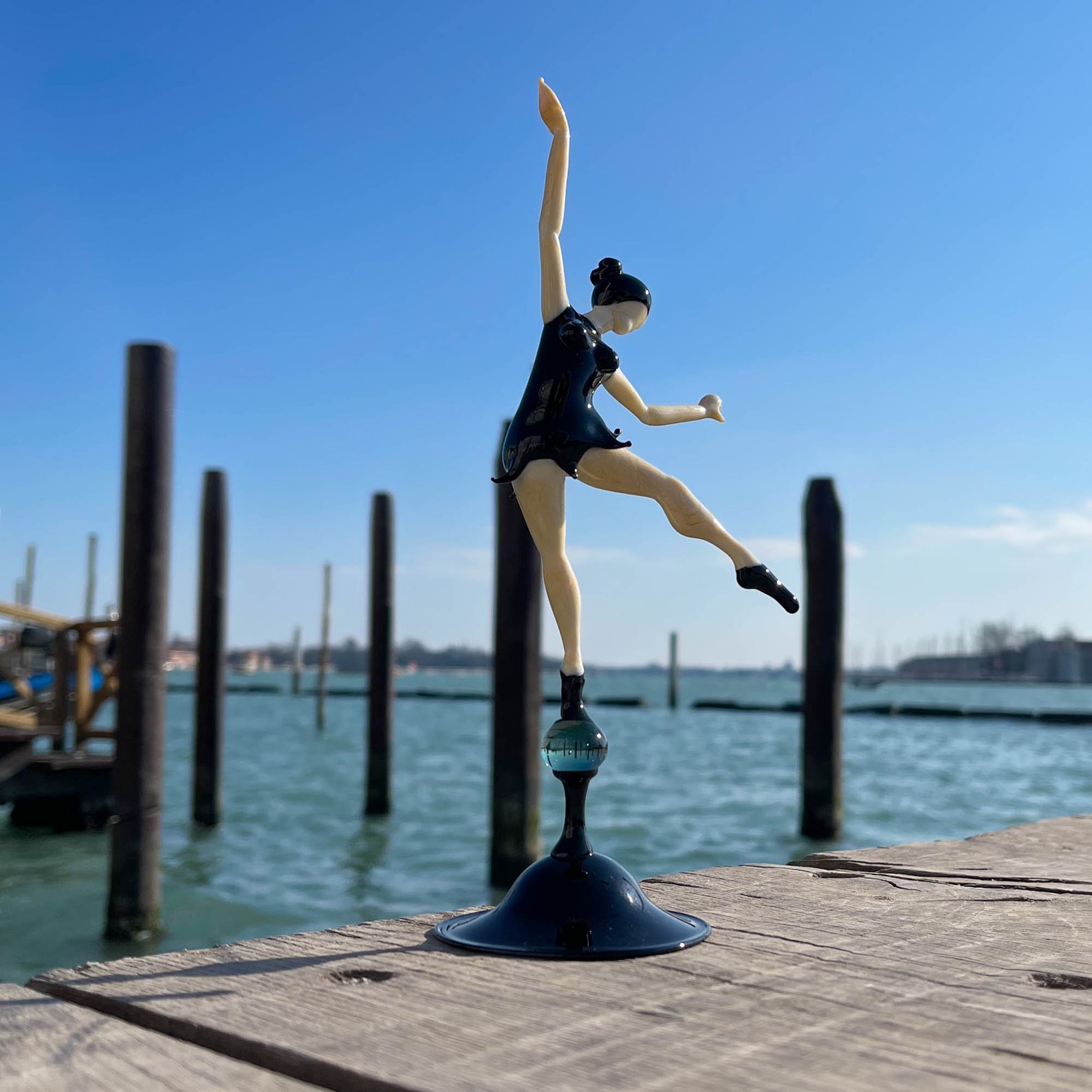Ballet Dancer Miniature - Murano Glass - Etsy