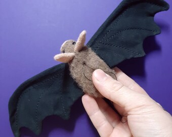 Needle Felted Bat - Etsy