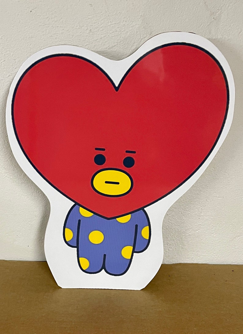 BT21 Character Stands 24in Tall Party Signs Cutouts - Etsy