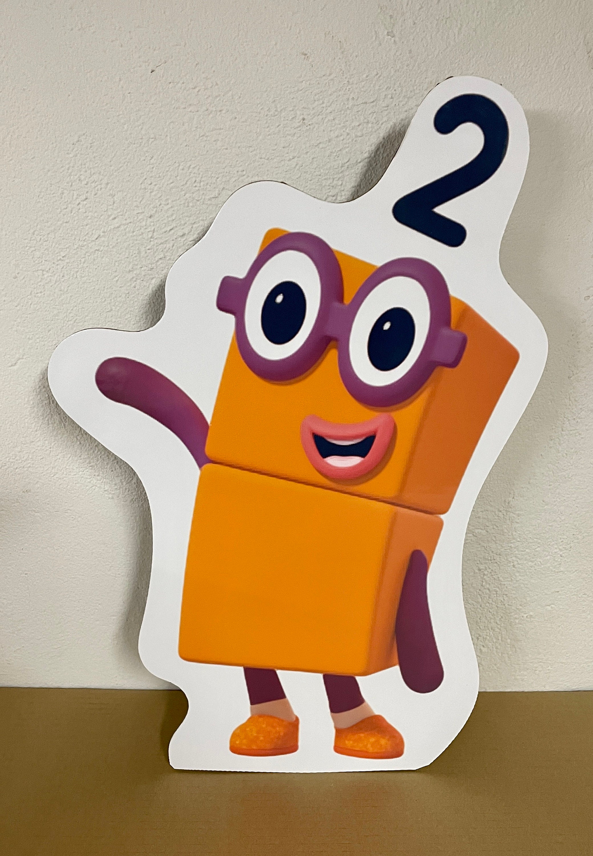 Number Blocks Character Stands 24in Tall Party Signs - Etsy