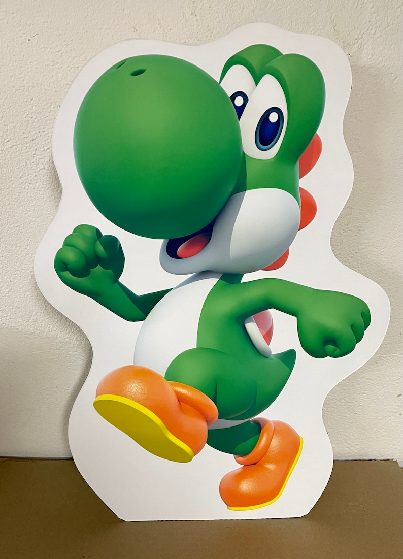 Super Mario Brothers Character Stands 24in Tall Party Prop - Etsy