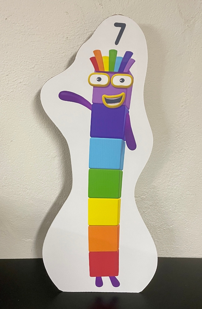 Number Blocks Character Stands 24in Tall Party Signs - Etsy