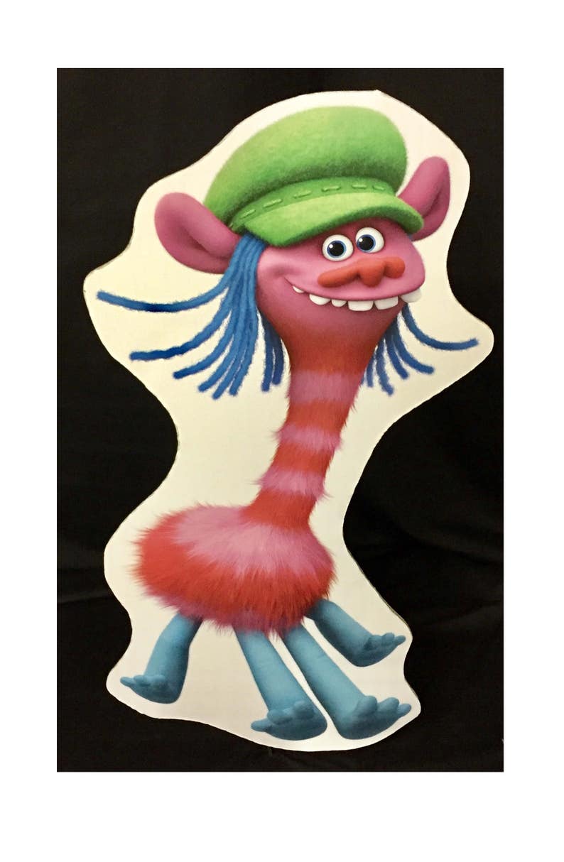 Trolls Characters Party Prop 24in Tall Signs Stands Cutout - Etsy
