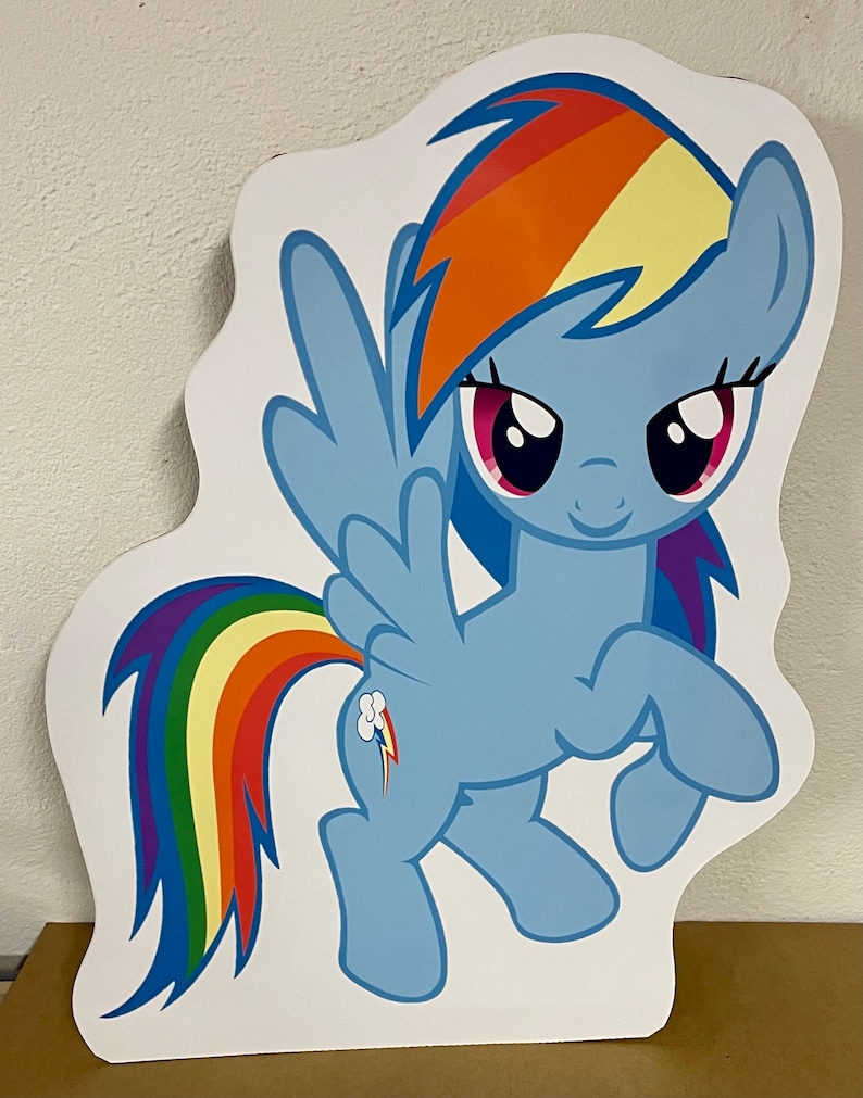 My Little Pony Character Stands 24in Tall Party Signs - Etsy