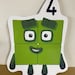 Number Blocks Character Stands 24in Tall Party Signs - Etsy