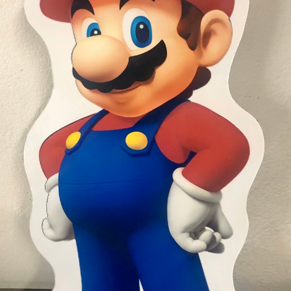 Super Mario Bros Character Cutouts - Etsy