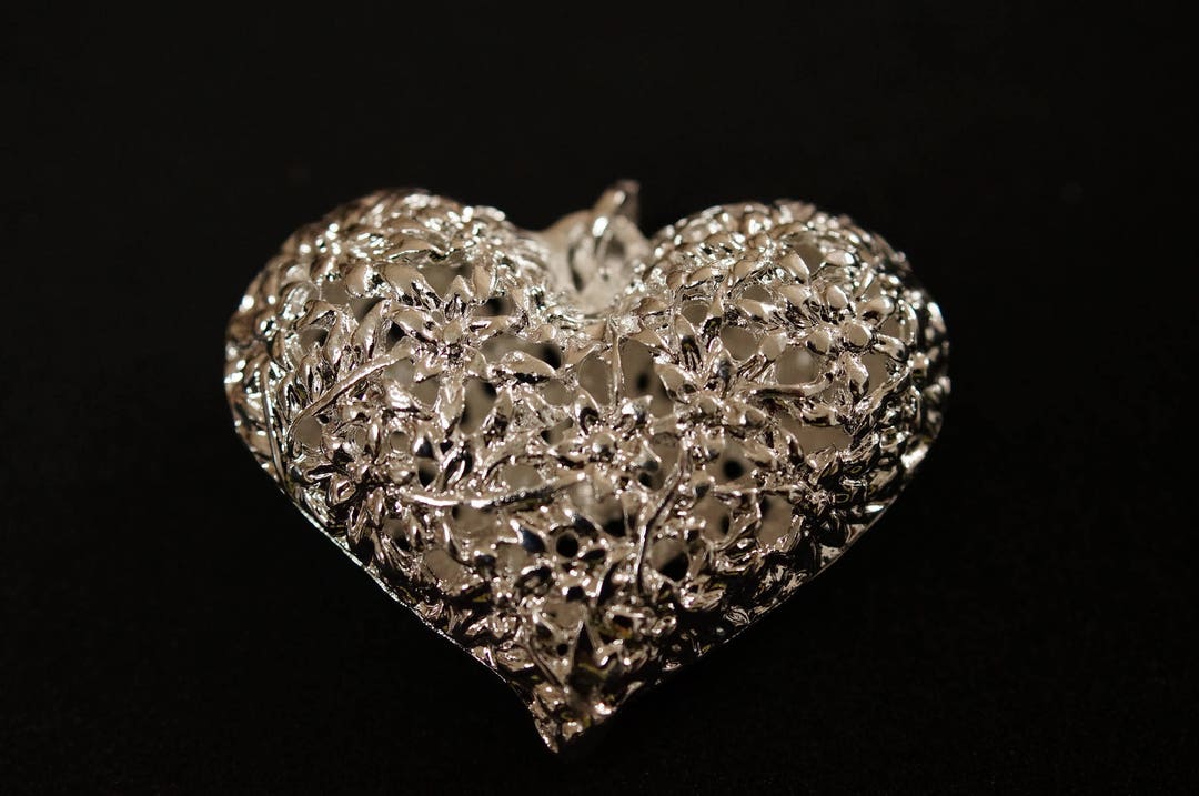 925 SILVER HEART PENDANT - Etsy UK