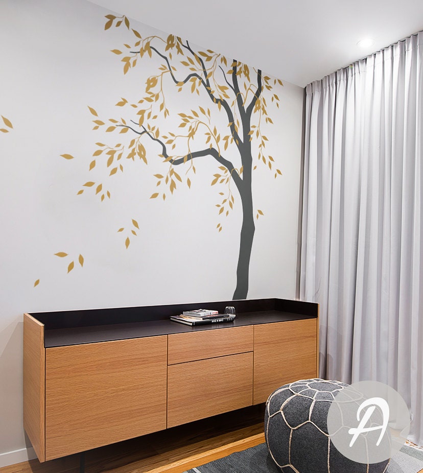 Tree decal Large nursery tree vinyl wall art Wall Mural | Etsy