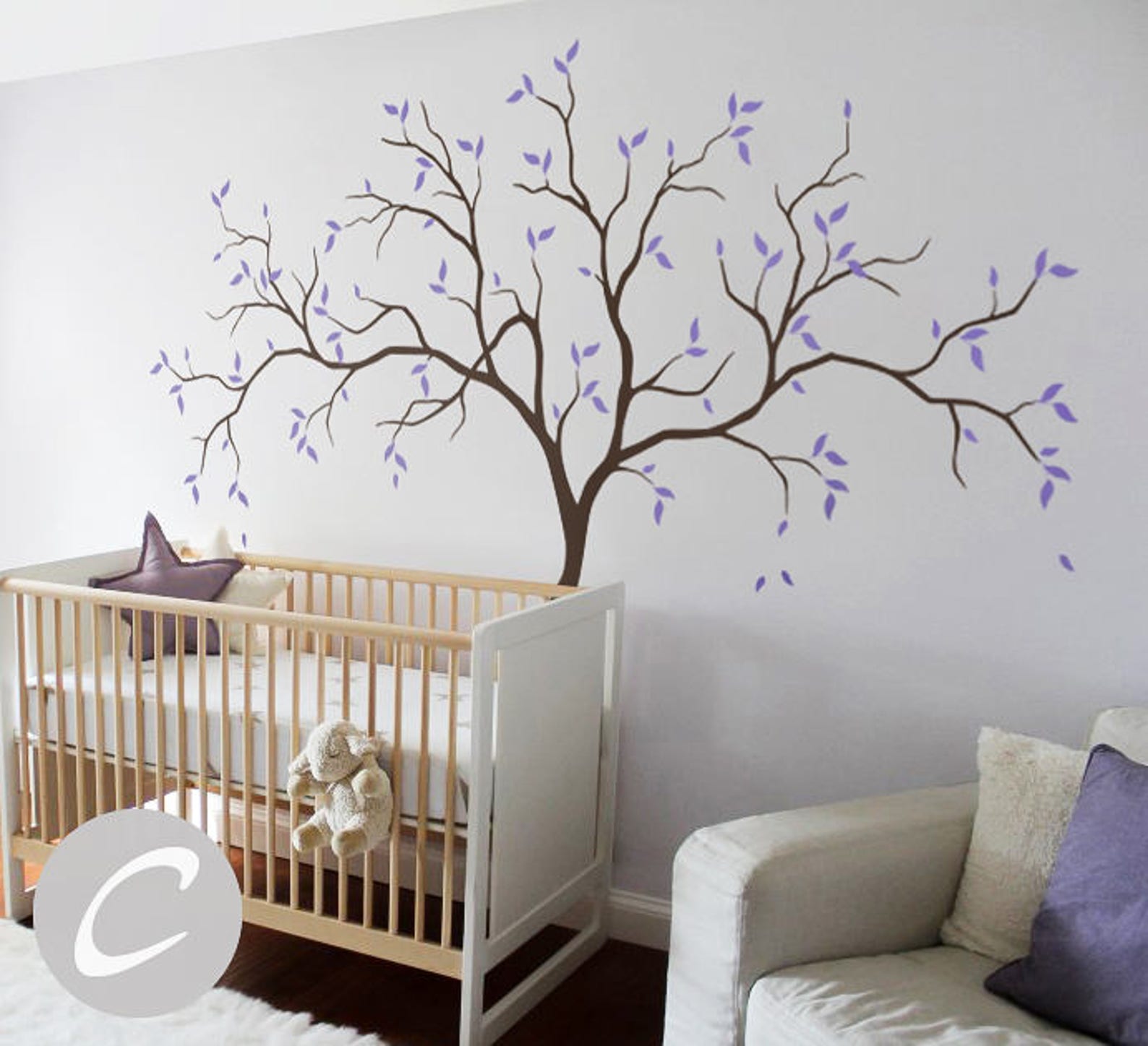 Large Family Tree Wall Decals Trees Decal Nursery Tree Wall - Etsy