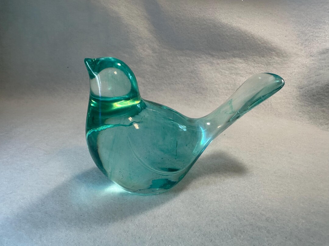 Bird - Resin With Mint Green (large) - Etsy