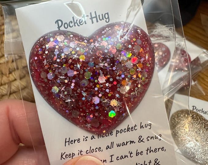 Pocket Hug / Gift of Love / Care / Valentine Bring Sunshine to Someone ...