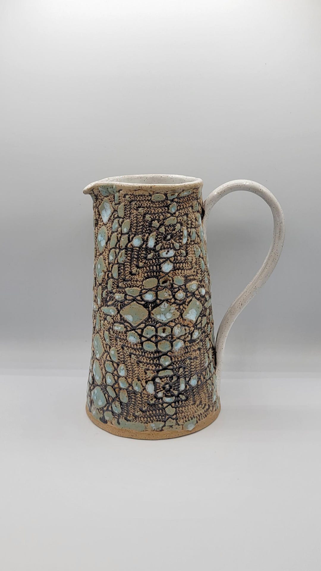 Handmade Pottery Stoneware Pitcher - Etsy