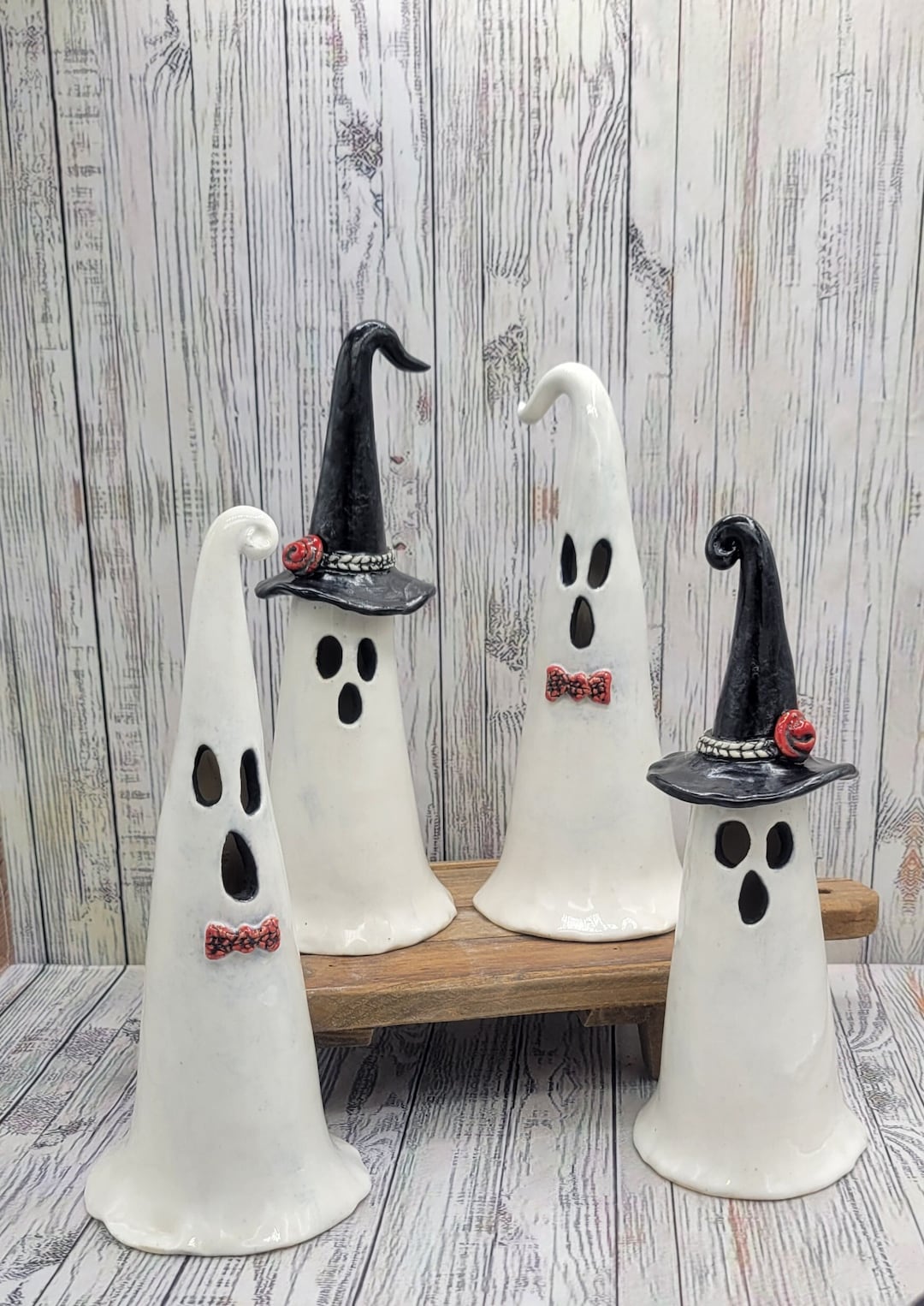Pottery Handmade Lighted Ghost - Etsy