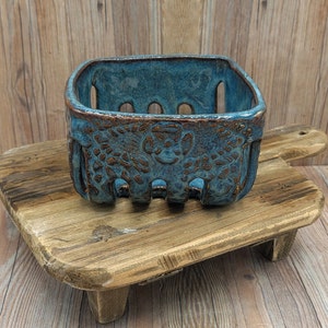 Handmade Stoneware Berry Basket - Etsy