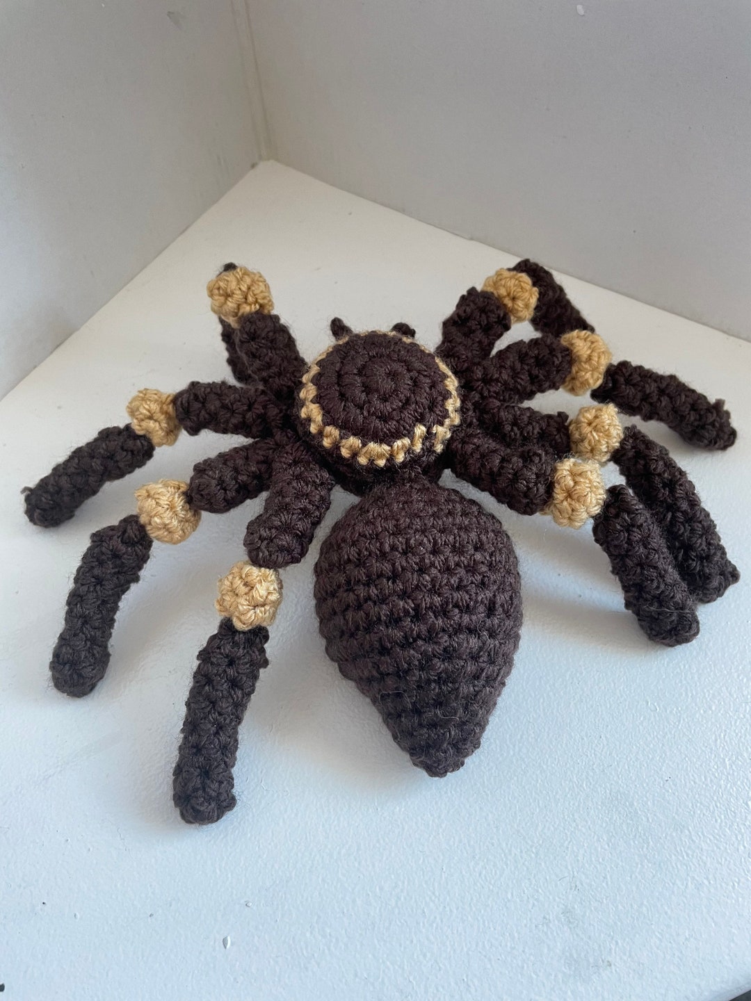 Crochet Tarantula Handmade 100% Acrylic Vegan Friendly Spider - Etsy