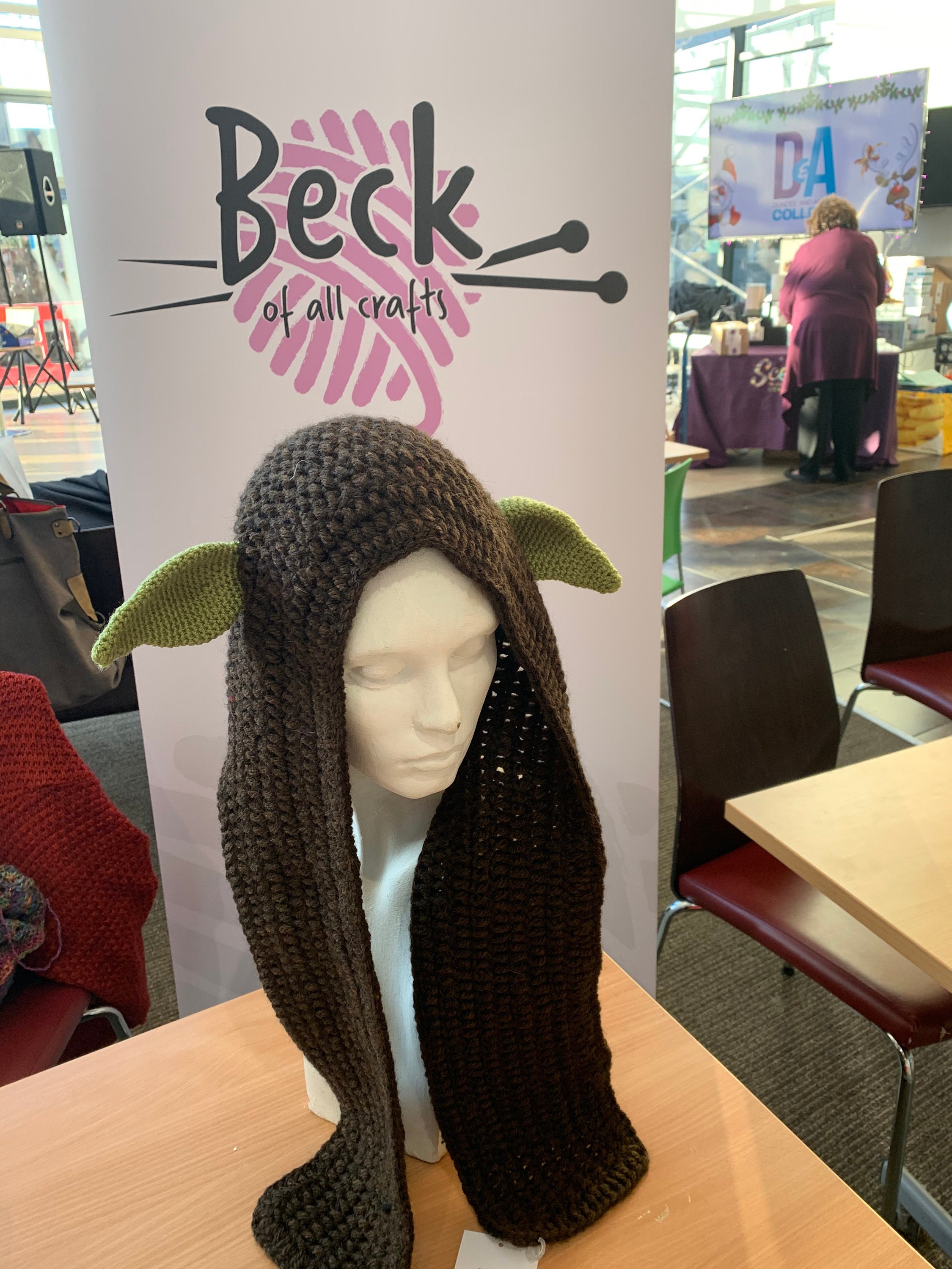Star Wars Yoda Inspired Jedi Master Handmade Crochet Hood - Etsy UK