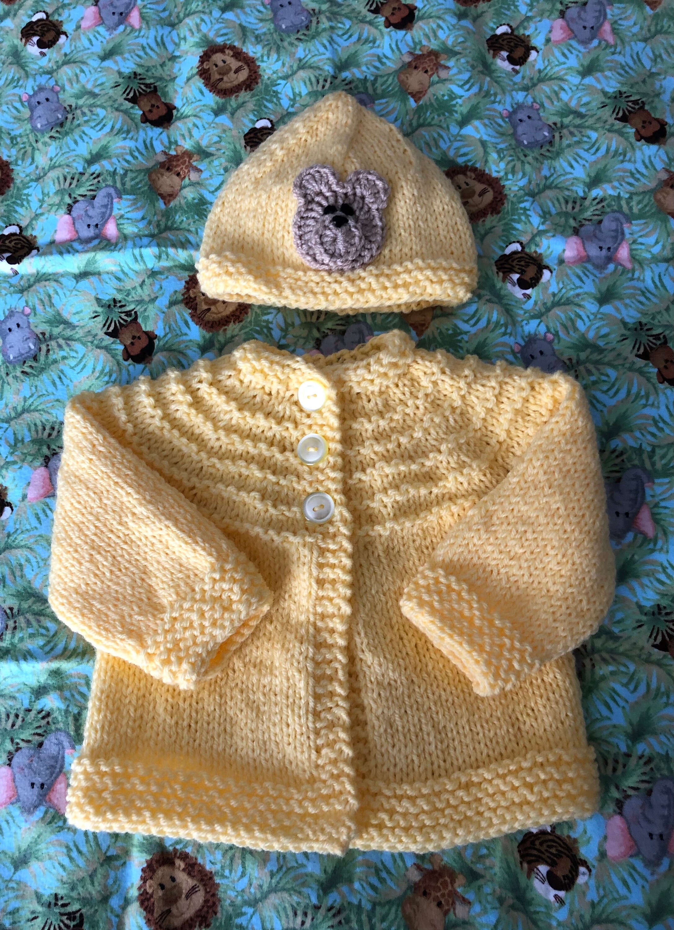 Hand Knit Sweater Set - Etsy Hand Knit Sweater Set - Etsy
