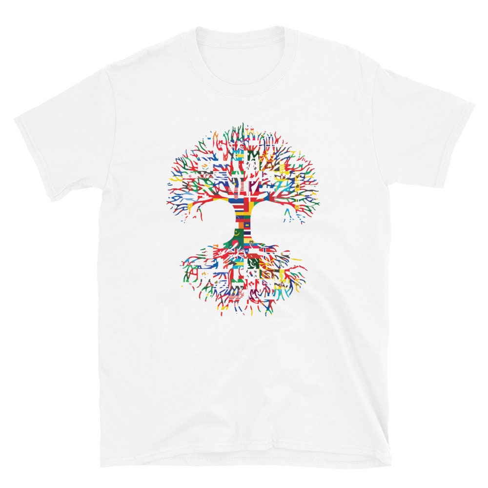 Country Flags of the World Worldwide Grown With Roots Flag Tree Roots ...