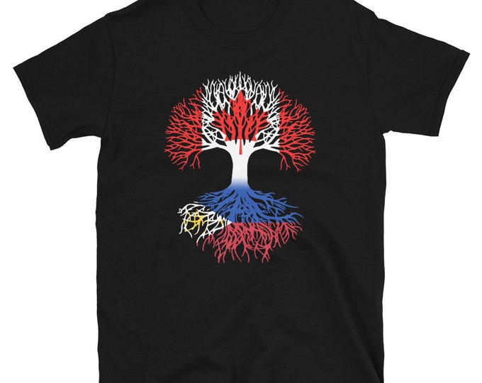 Maple Leaf With Philippines Flag, Filipino Canadian Shirt Design,, Back ...