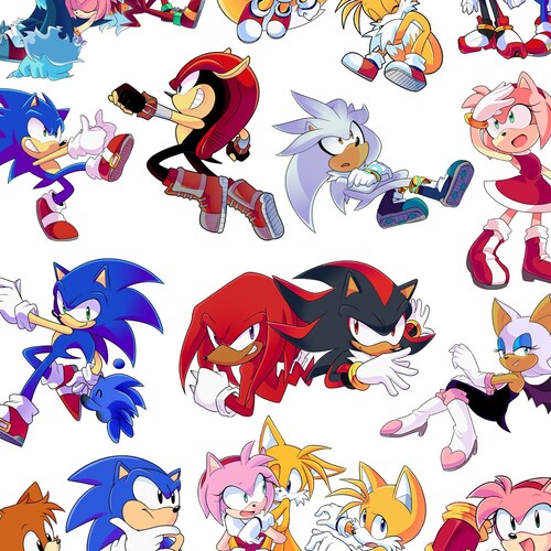 Sonic Stickers - Etsy