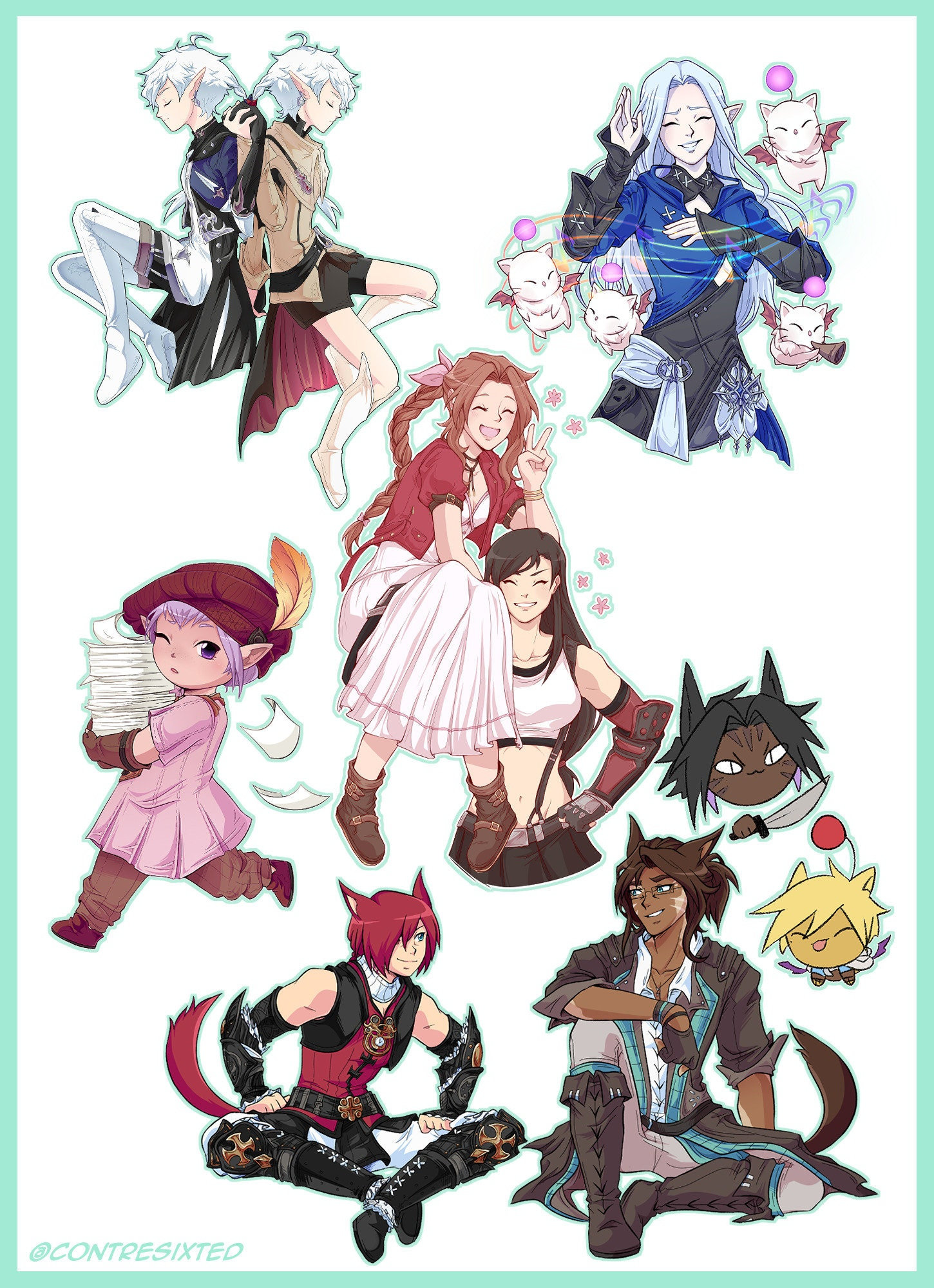 Final Fantasy Stickers - Etsy