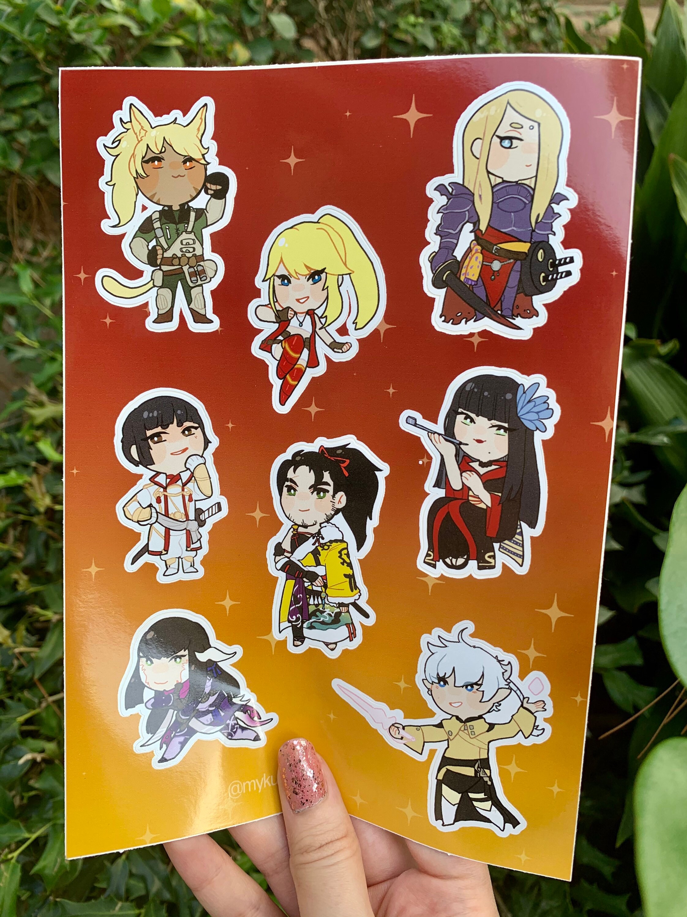 Final Fantasy XIV Sticker Sheets | Etsy