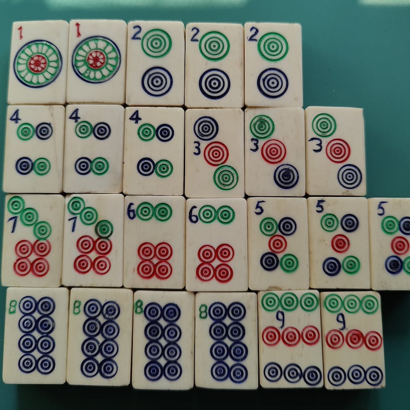 Mahjong Set Cute - Etsy