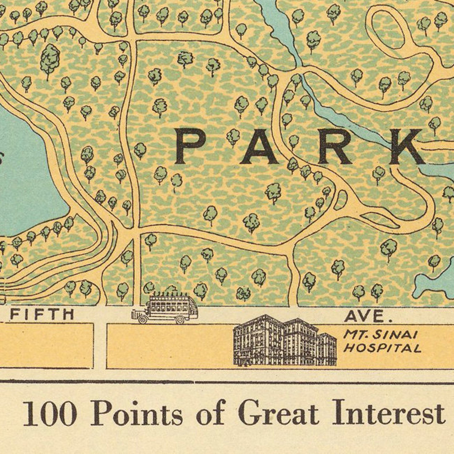 New York Digital Map. Antique New York Printable Map. New York - Etsy