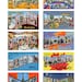 Vintage Travel Postcard Stickers – Americana Ephemera (digital Download ...