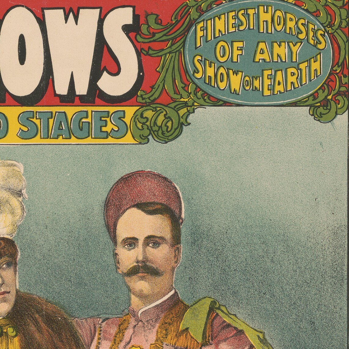Antique Victorian Circus Performers Digital Print. 1898 | Etsy