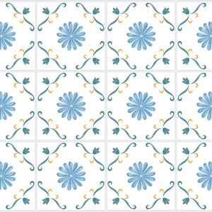 Antique Tiles Digital Paper. Tiles Patterns Set of 10. Printable ...