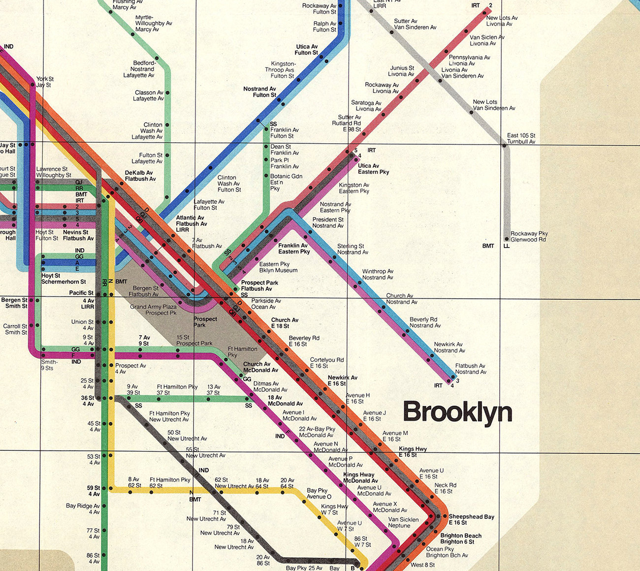Vintage 1972 NYC Subway Map Art Print (digital Download) - Etsy