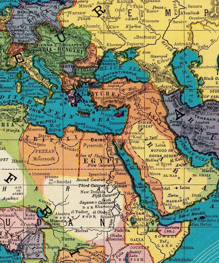 Vintage World Map Print – 1897 Antique Atlas (digital Download) - Etsy