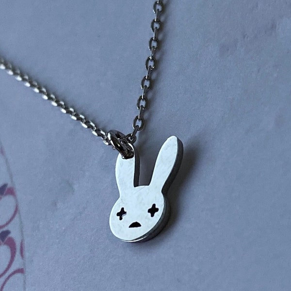Bunny Necklace - Etsy
