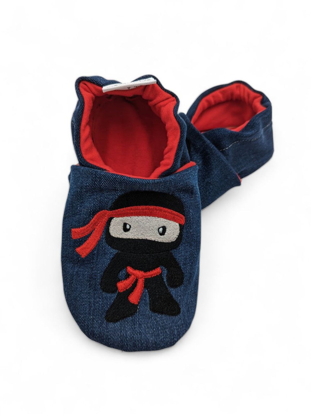 Crawling Shoes, Crib Shoes, Barefoot Shoes, Vegan Embroidered Slippers ...