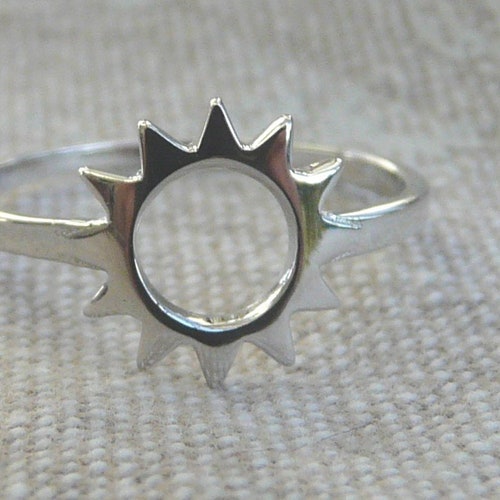 Adjustable Thumb Ring Sterling Silver Middle Finger Ring - Etsy