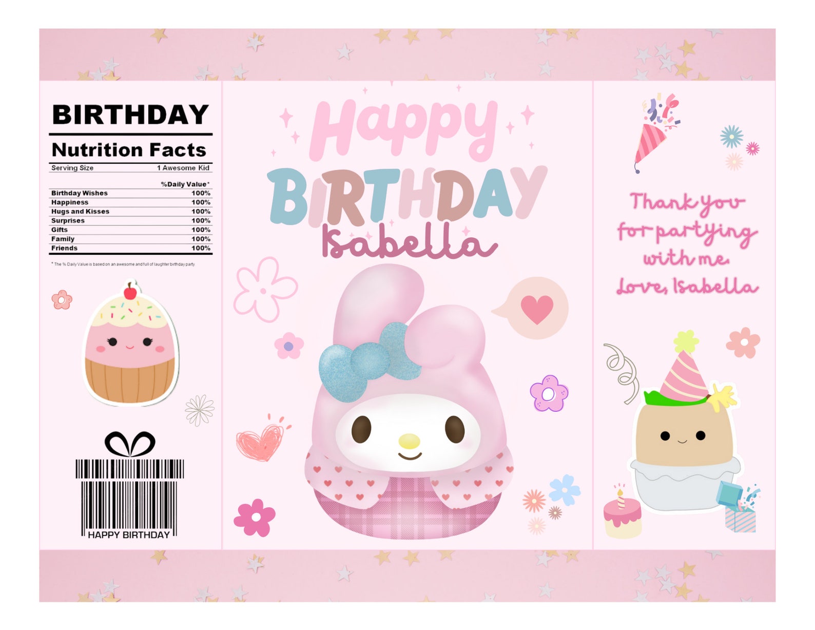 Custom Design Chip Bag Template - Etsy