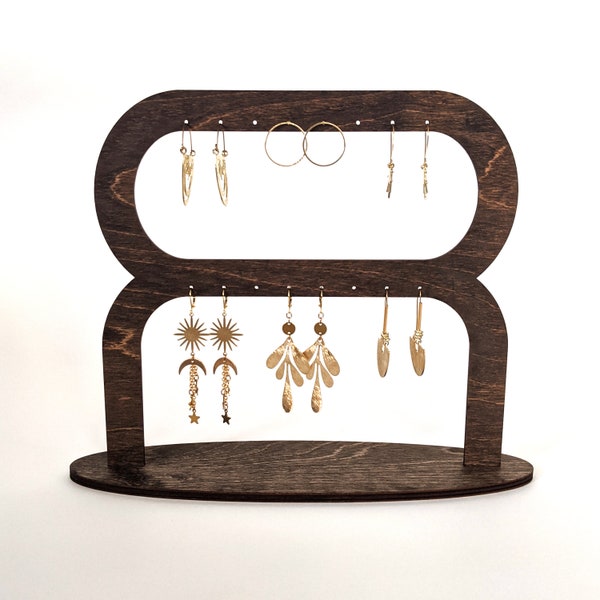 Wood Jewelry Display - Etsy