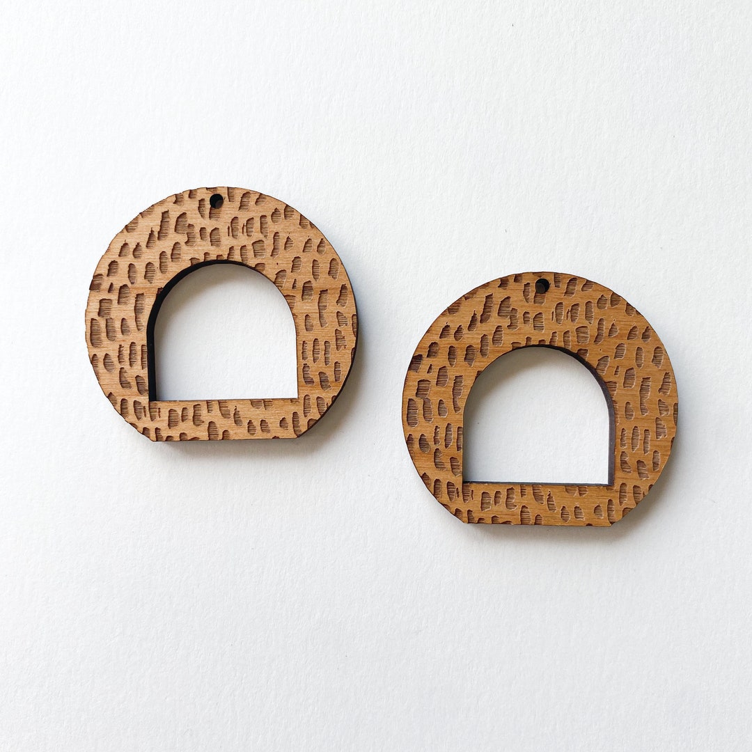 Speckled - Macrame Earring Blank - Etsy