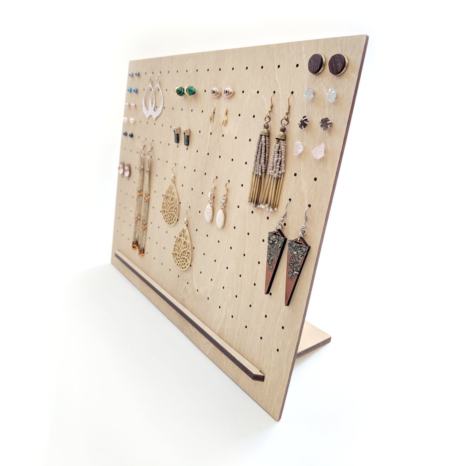 Minimalist Pegboard Style Earring Display 11 X 14 - Etsy
