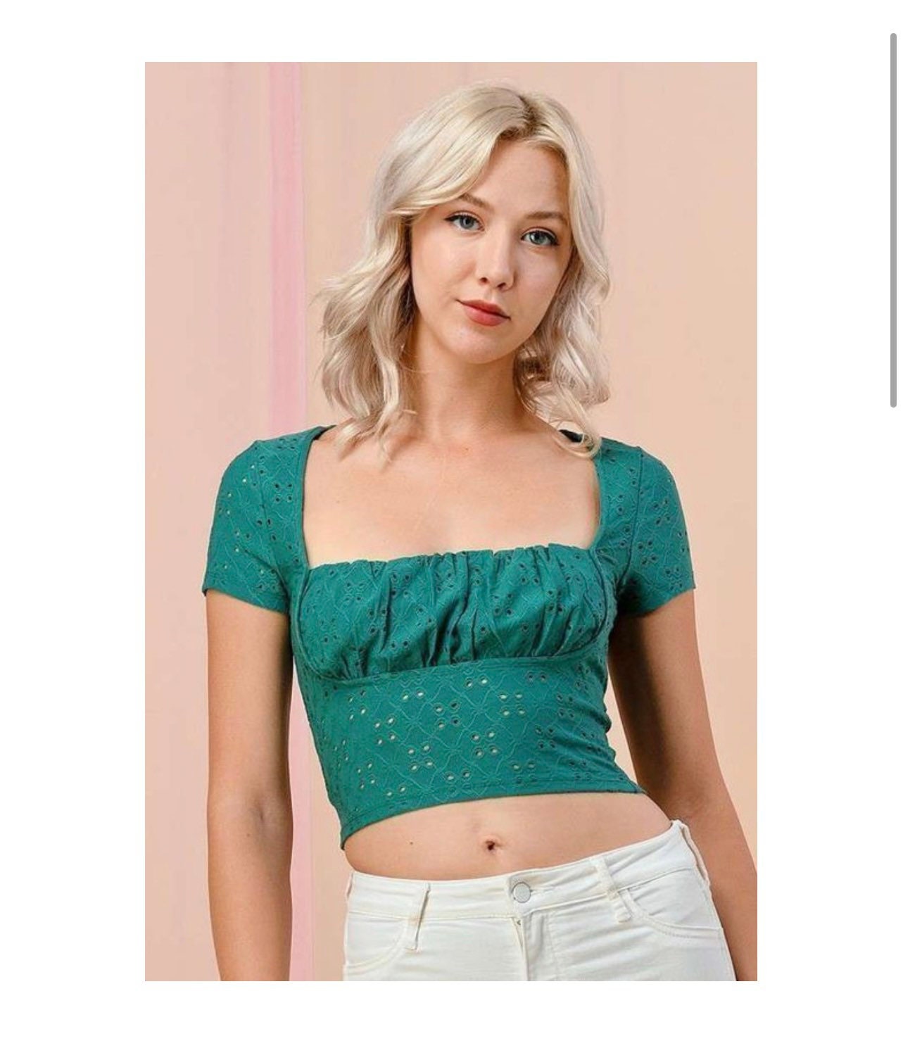 Spring Short Sleeve Crop Top - Etsy