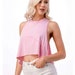 Cutout Detailed Panel Low Side Tank Top - Etsy