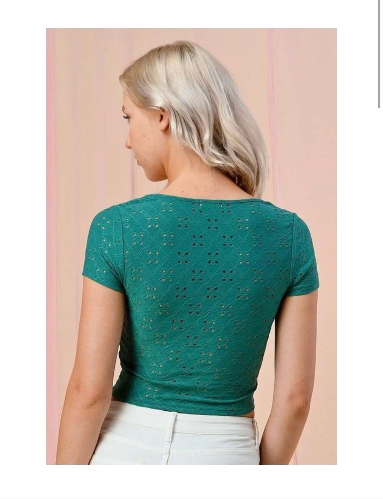 Spring Short Sleeve Crop Top - Etsy
